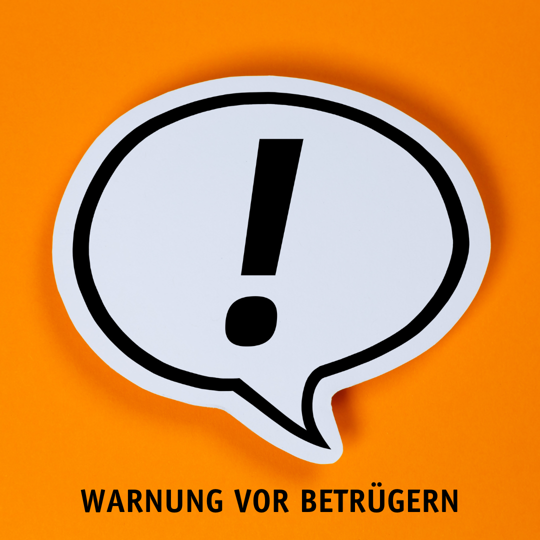 Warnung vor Betrug!